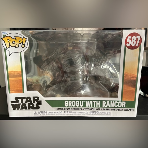 Funko | Other | Funko Pop Grogu With Speeder And Grogu With Rancor ...